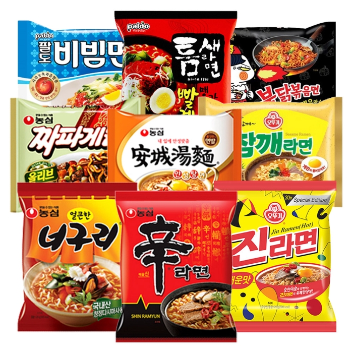 인기 봉지라면 60종 골라담기 티몬