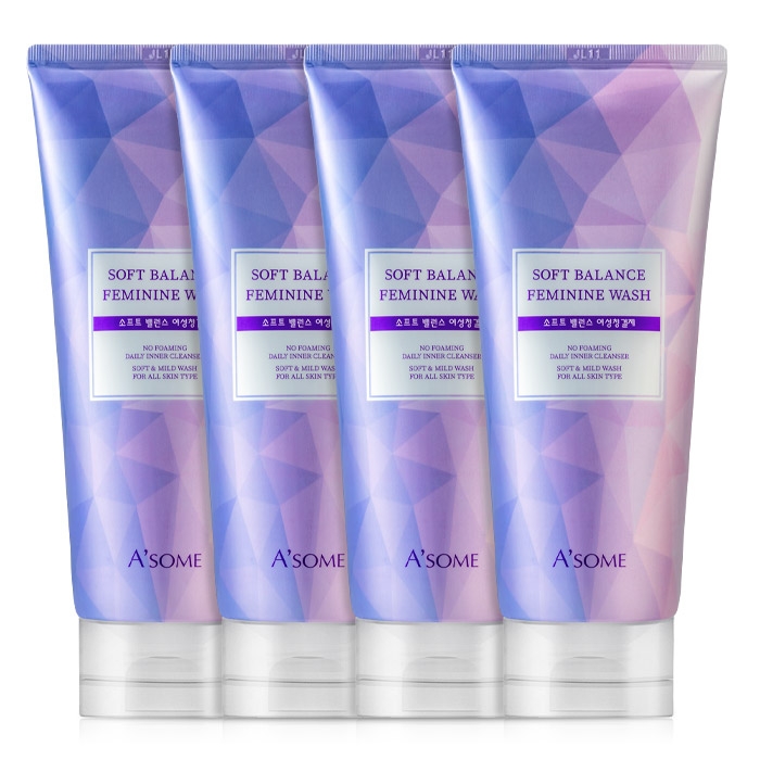 에이썸 대용량 순한 여성청결제 200ml X 4개 여성 외음부세정제 저자극 청결제 티몬