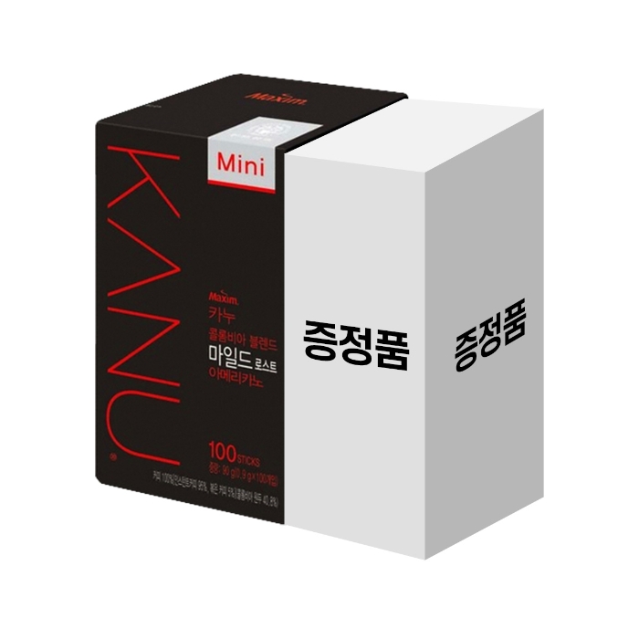 맥심 카누 미니 마일드 로스트 스위트 아메리카노 100t 1개 티몬