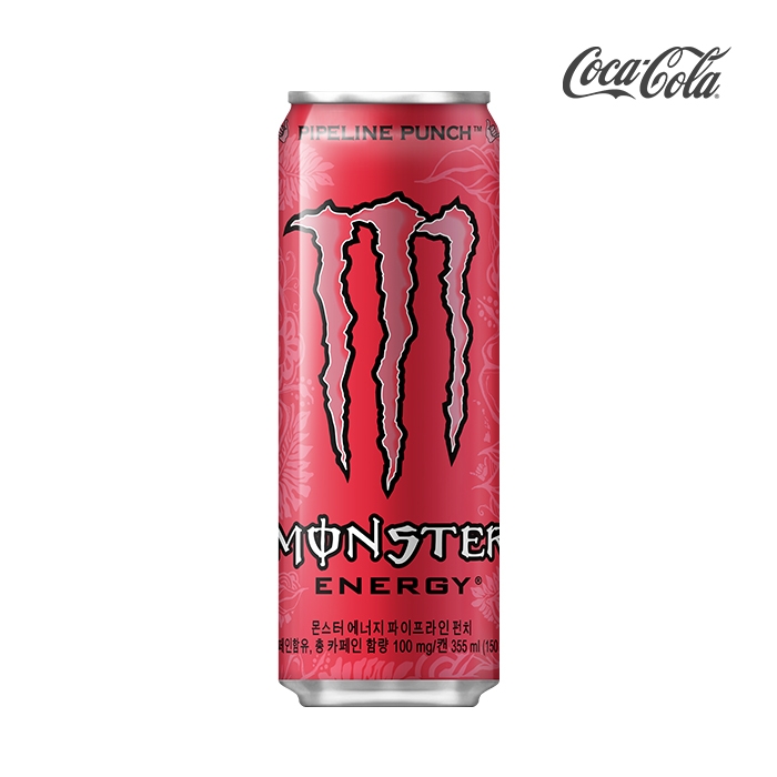 [코카콜라] 몬스터에너지 파이프라인 피치 355ml X 24캔 티몬