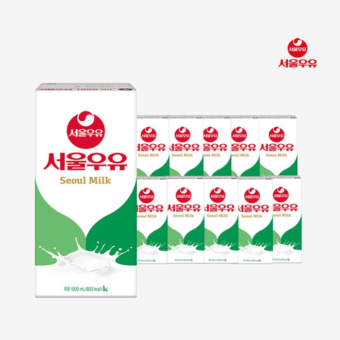 [서울우유] 서울 멸균우유 1000ml 10팩 티몬
